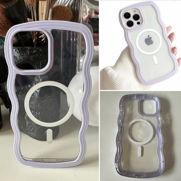 Cell Phones & Accessories | Purple Wave Clear Iphone 12 Pro Max Case ...
